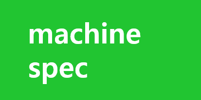 사출성형기 사양